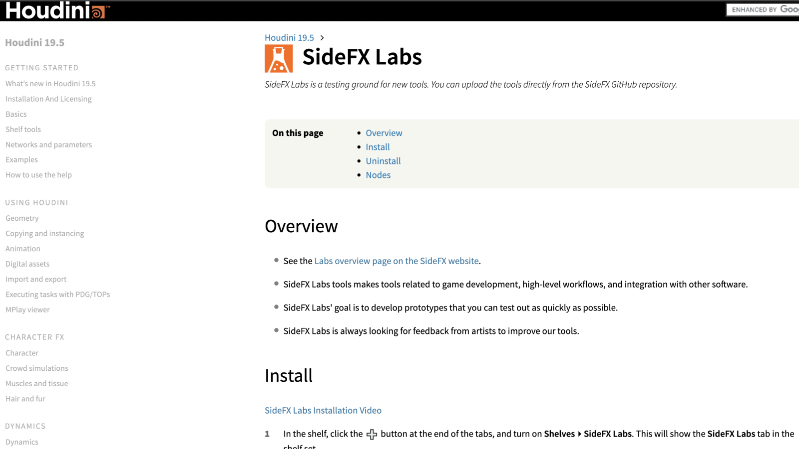 SideFX Labs resources | procegen
