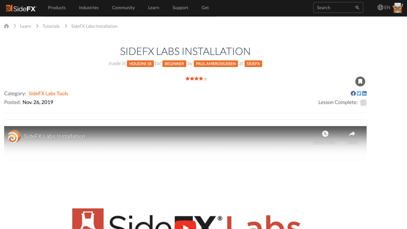 SideFX Labs resources | procegen