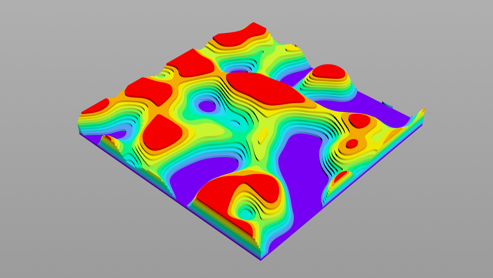 Topographic Contour Models | procegen